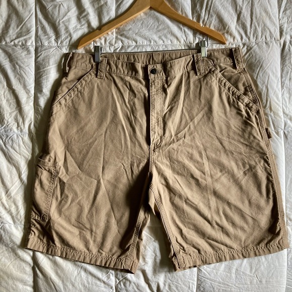 Carhartt | Shorts | Carhartt Mens Loose Fit Carpenter Shorts Tan Size ...